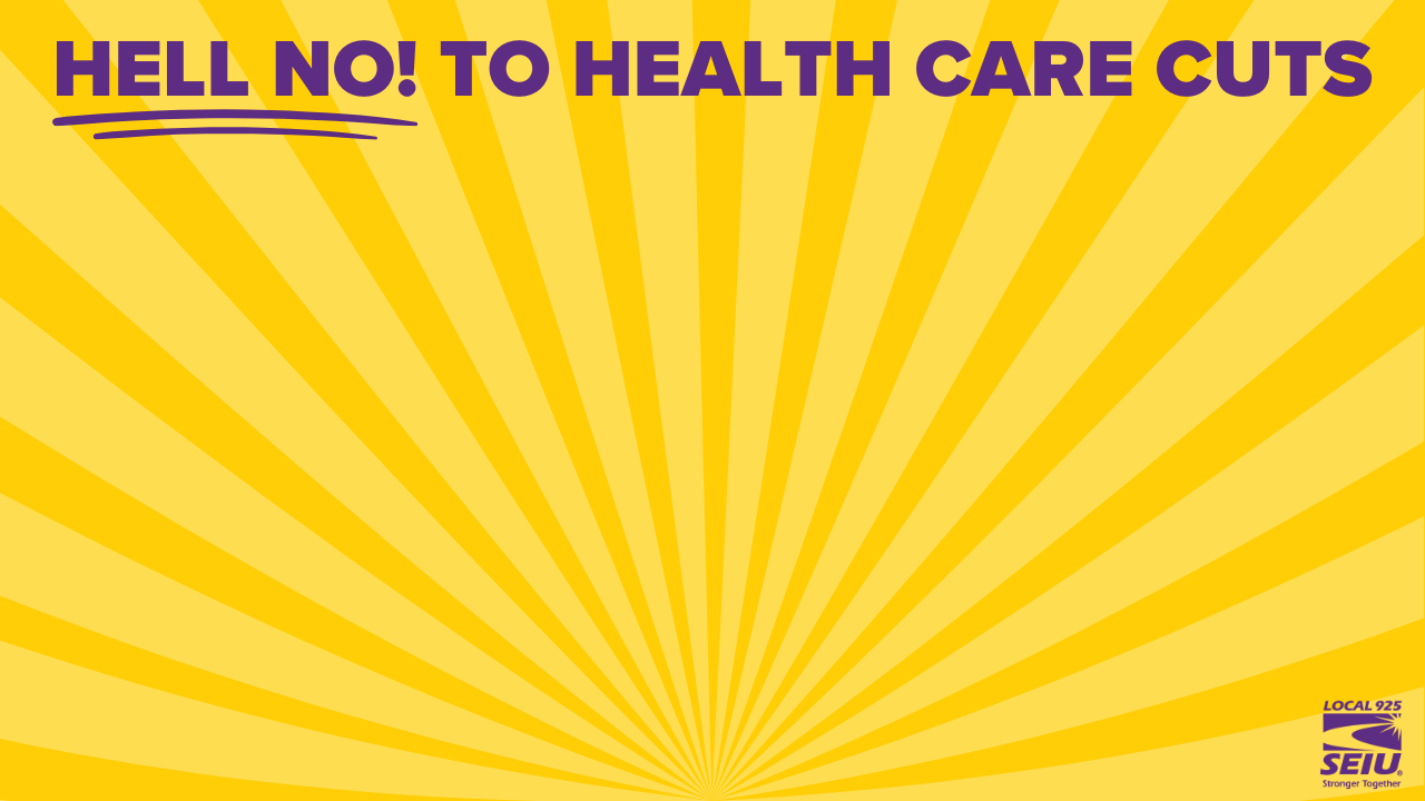 Stand Up for Higher Ed! - UW Chapter Virtual Backgrounds - SEIU Local 925